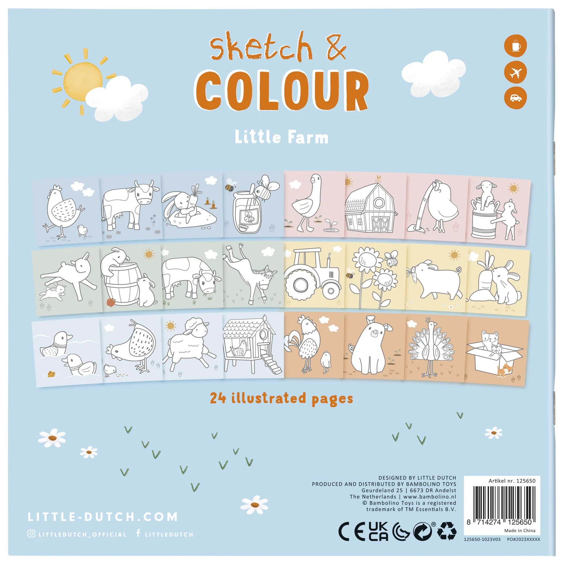 coloring book netherlands